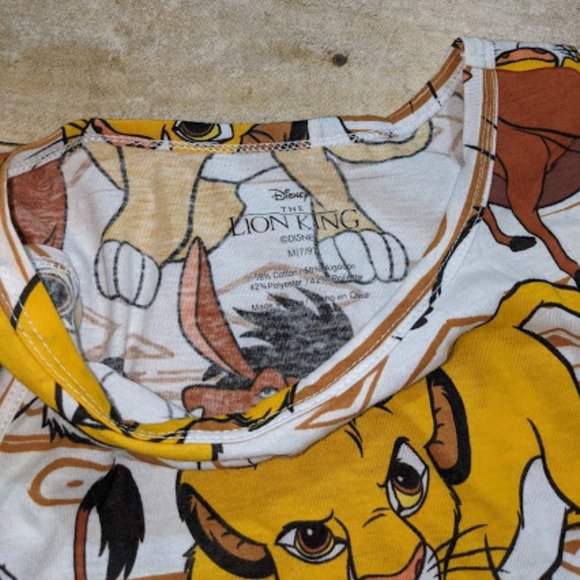 Disney | Tops | Lion King Tank Top Juniors Simone Pumba Simba | Poshmark